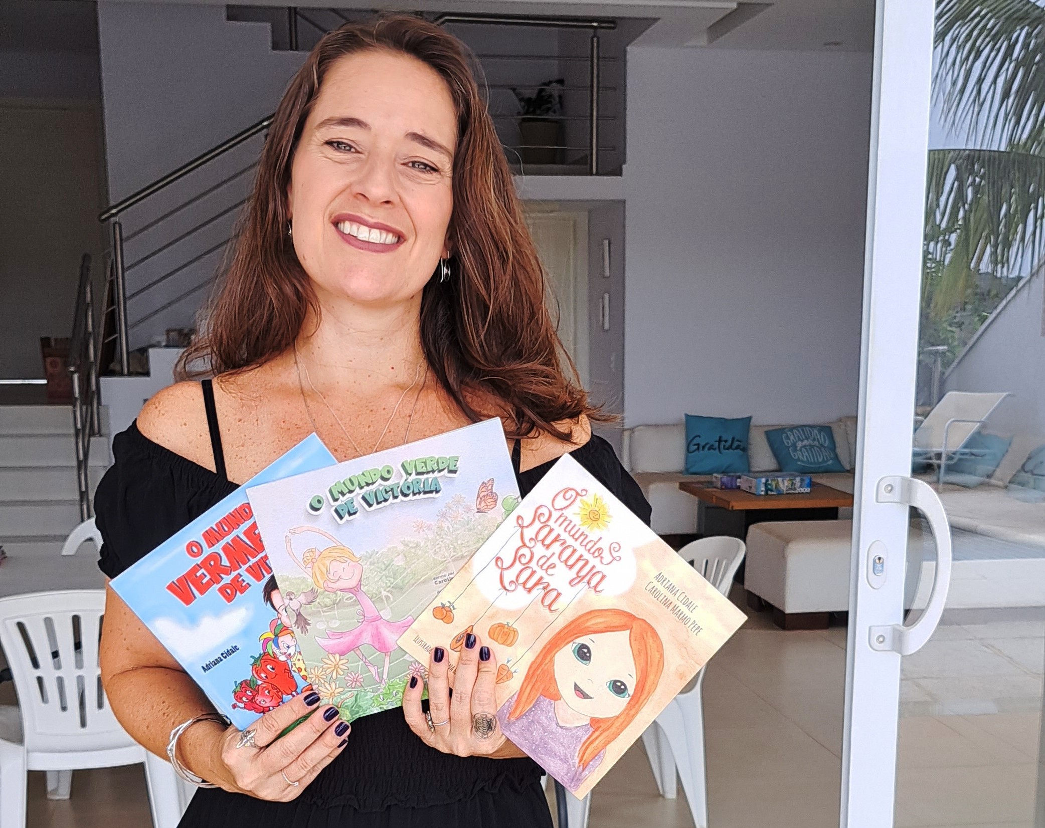 Escritora lança série de livros infantis sobre alimentos saudáveis ...