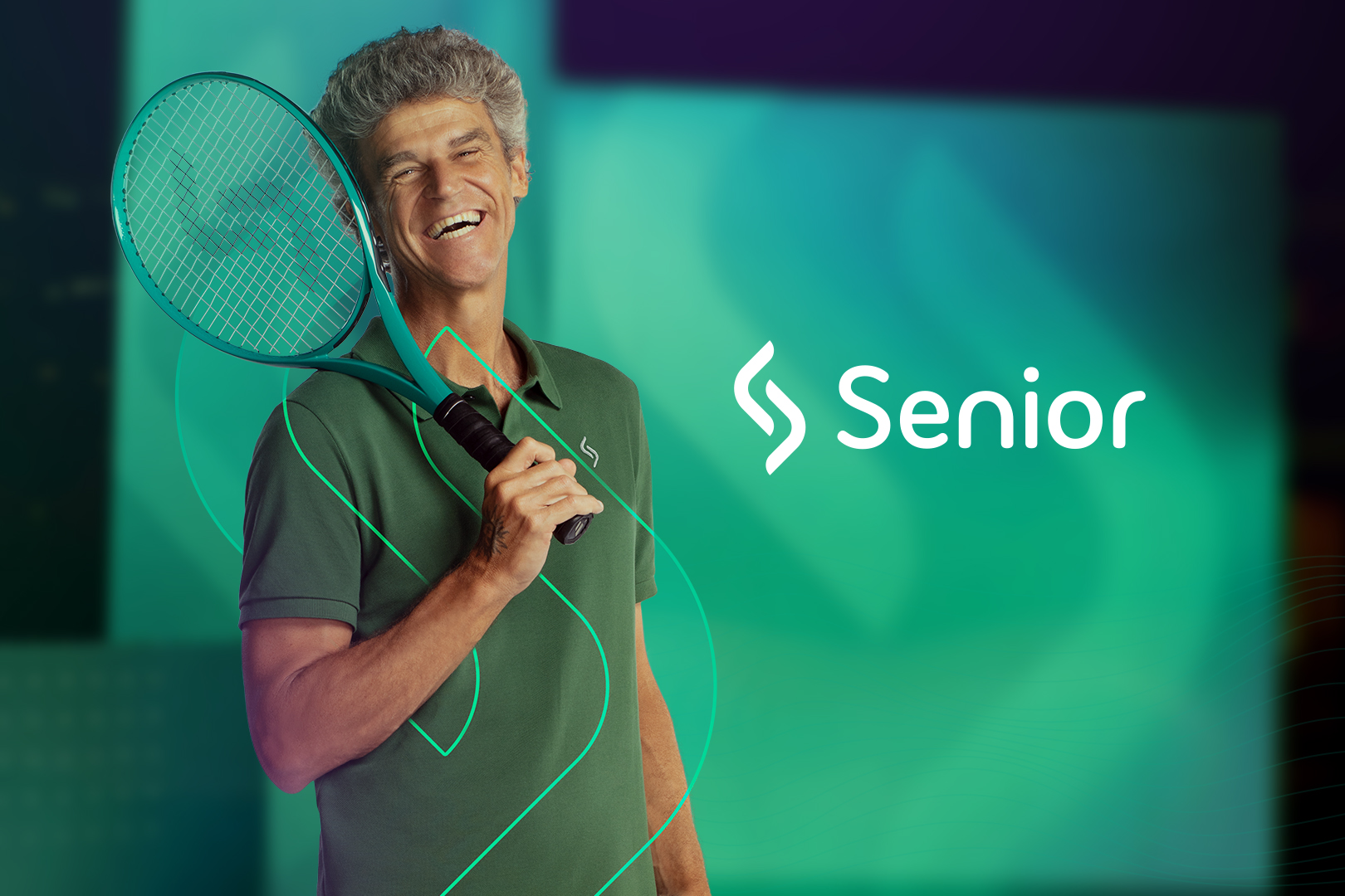 Guga Kuerten, ex-tenista e agora empresário, é o novo embaixador da Senior Sistemas em campanha ...